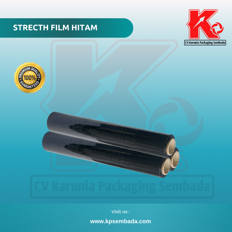 Stretch Film Hitam – Distributor Plastik Stretch Film & Tali Strapping Band